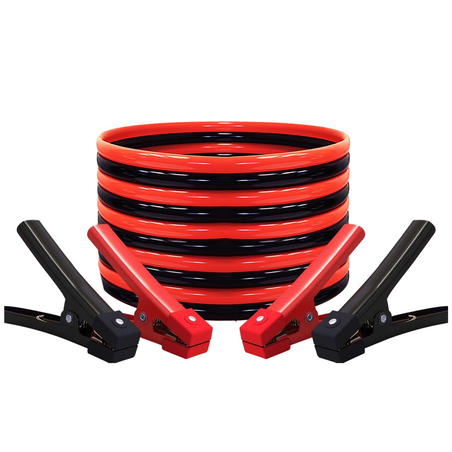 1 Gauge 25 Ft 900A Heavy Duty Jumper Cables
