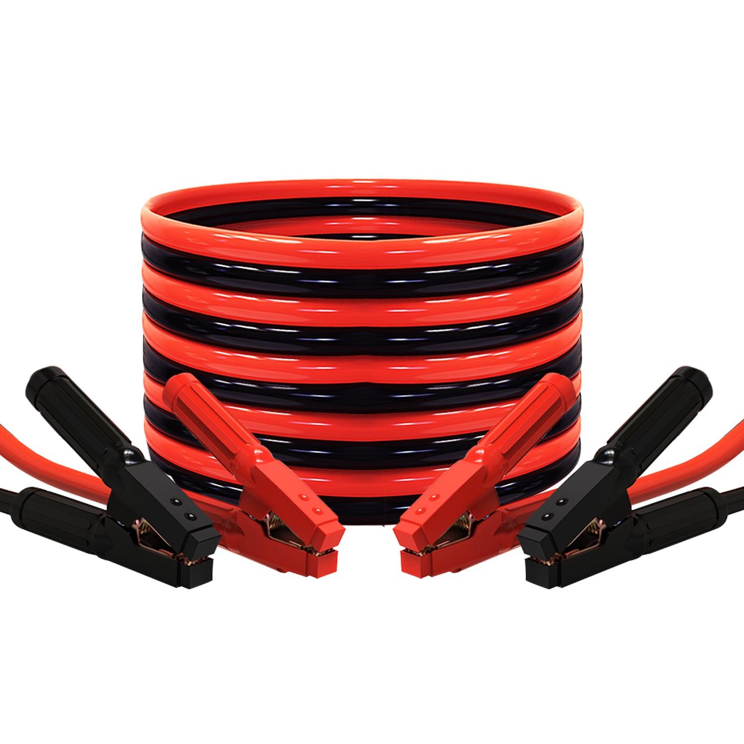 0 Gauge 25 Ft 1000A Heavy Duty Jumper Cables