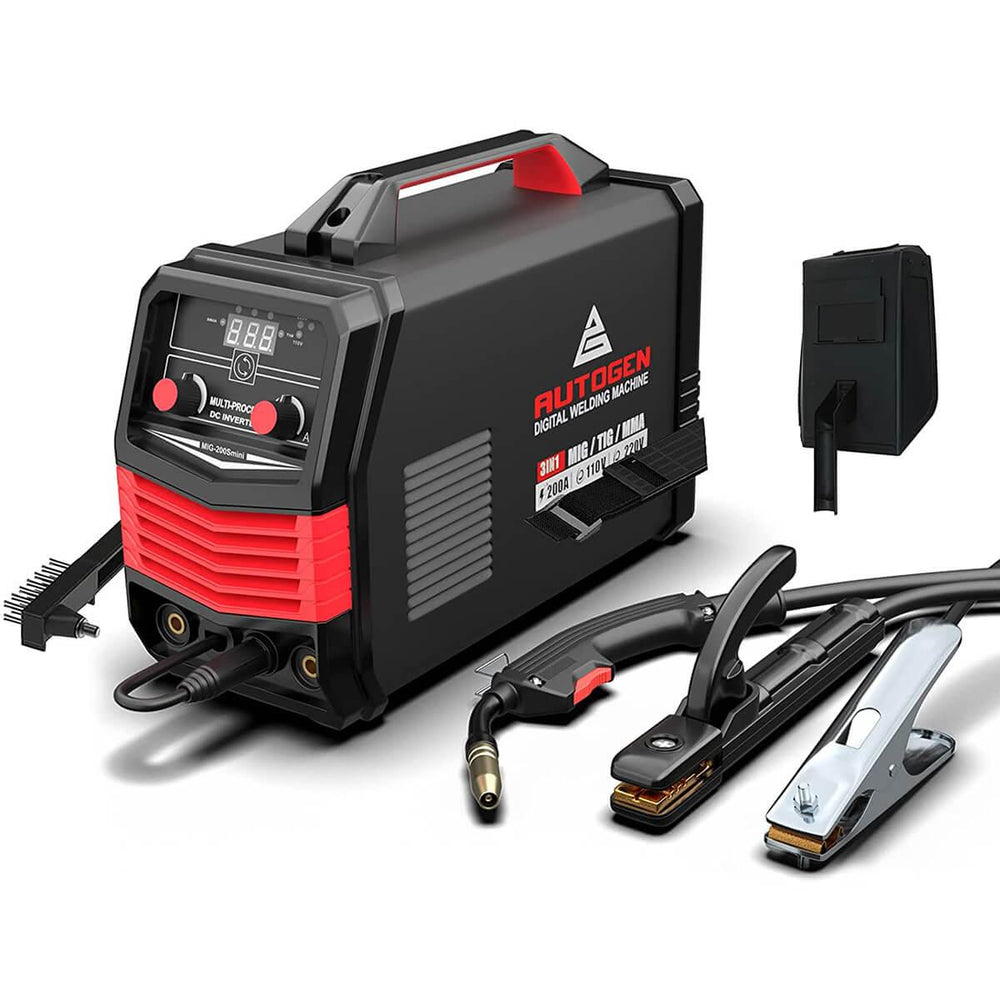 200A MIG Welder 3 in 1 Flux MIG/Lift TIG/MMA Stick Welder | Autogen
