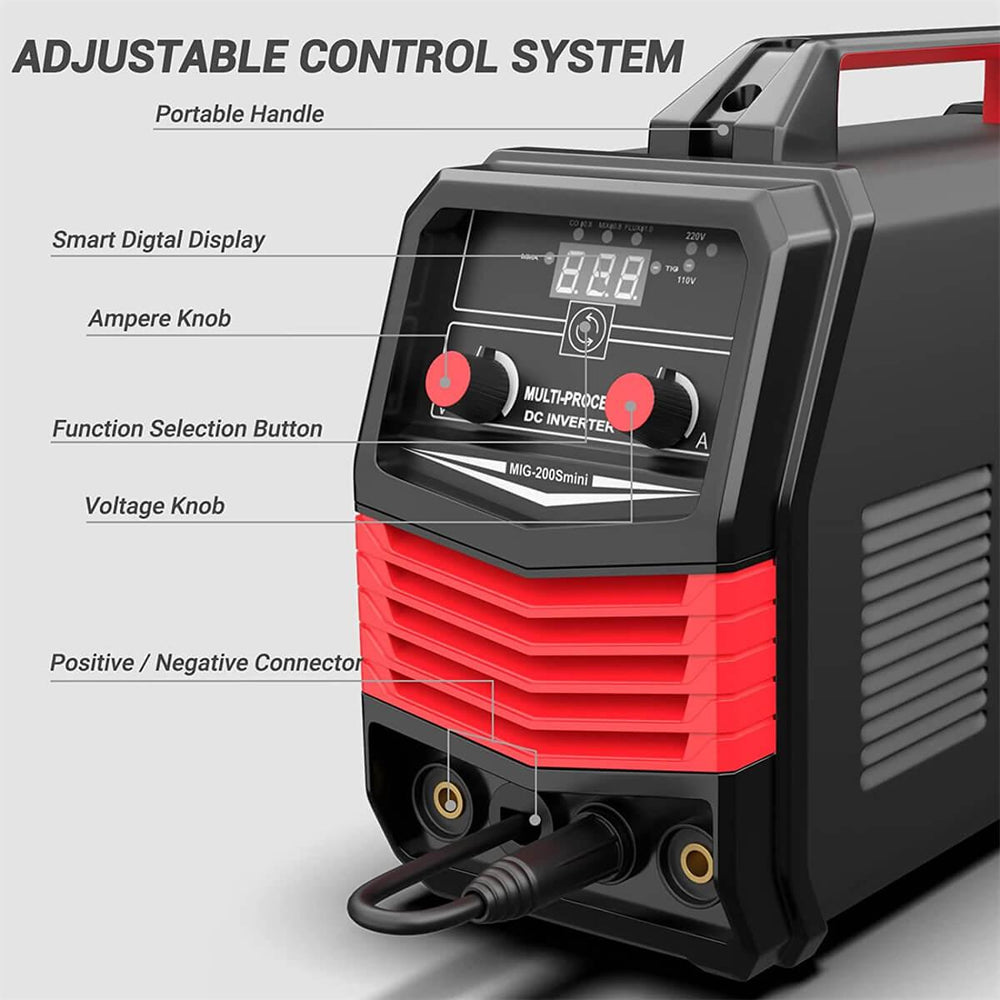 200A MIG Welder 3 in 1 Flux MIG/Lift TIG/MMA Stick Welder | Autogen